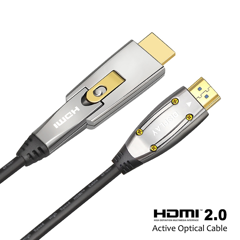 HDMI 2.0 to Micro HDMI Active Optical Cable (AOC) 1-100M - SUNCA CO.,LTD